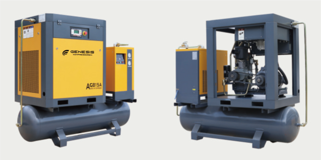 Genesis Integrated 3 in 1 Screw Air Compressor - jimservices.com.my